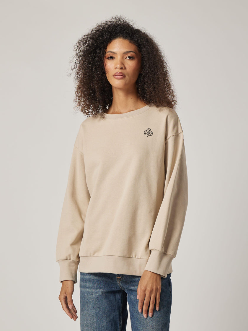 Elevate Essential Everyday Sweatshirt - Oatmeal – Be Athletica
